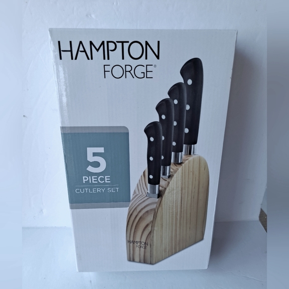 Hampton Forge | Kitchen | Hampton Forge 5piece Cutlery Set W Slim ...